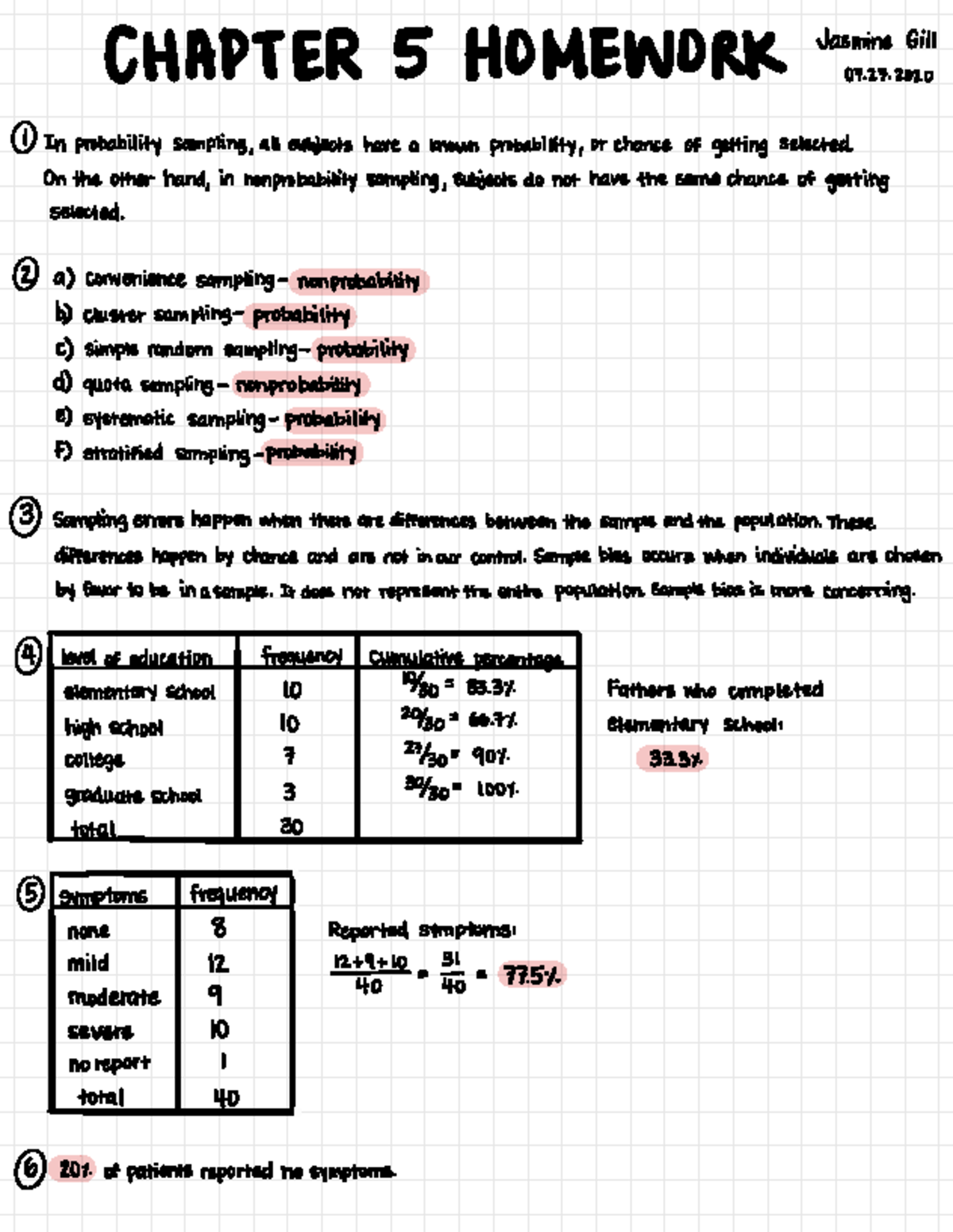 HW 4 CH 5 - notes - MTH101 - Studocu