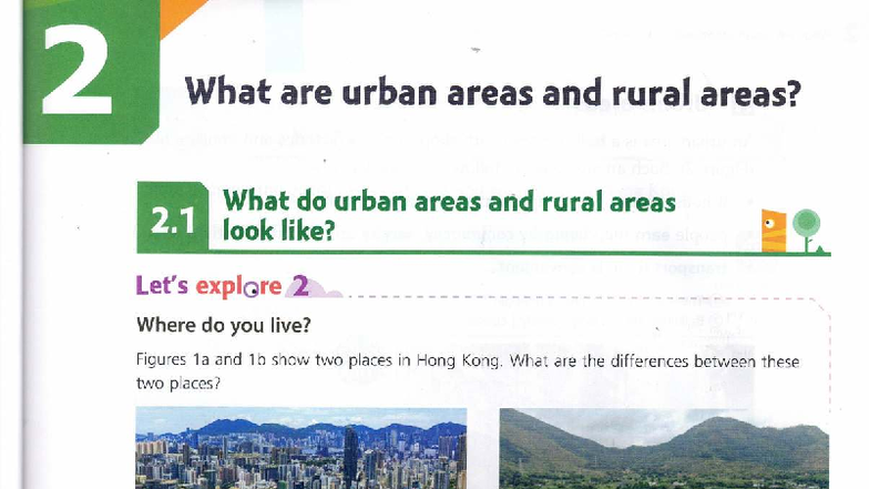 Geog1 - Understanding Urban and Rural Areas: Characteristics and ...