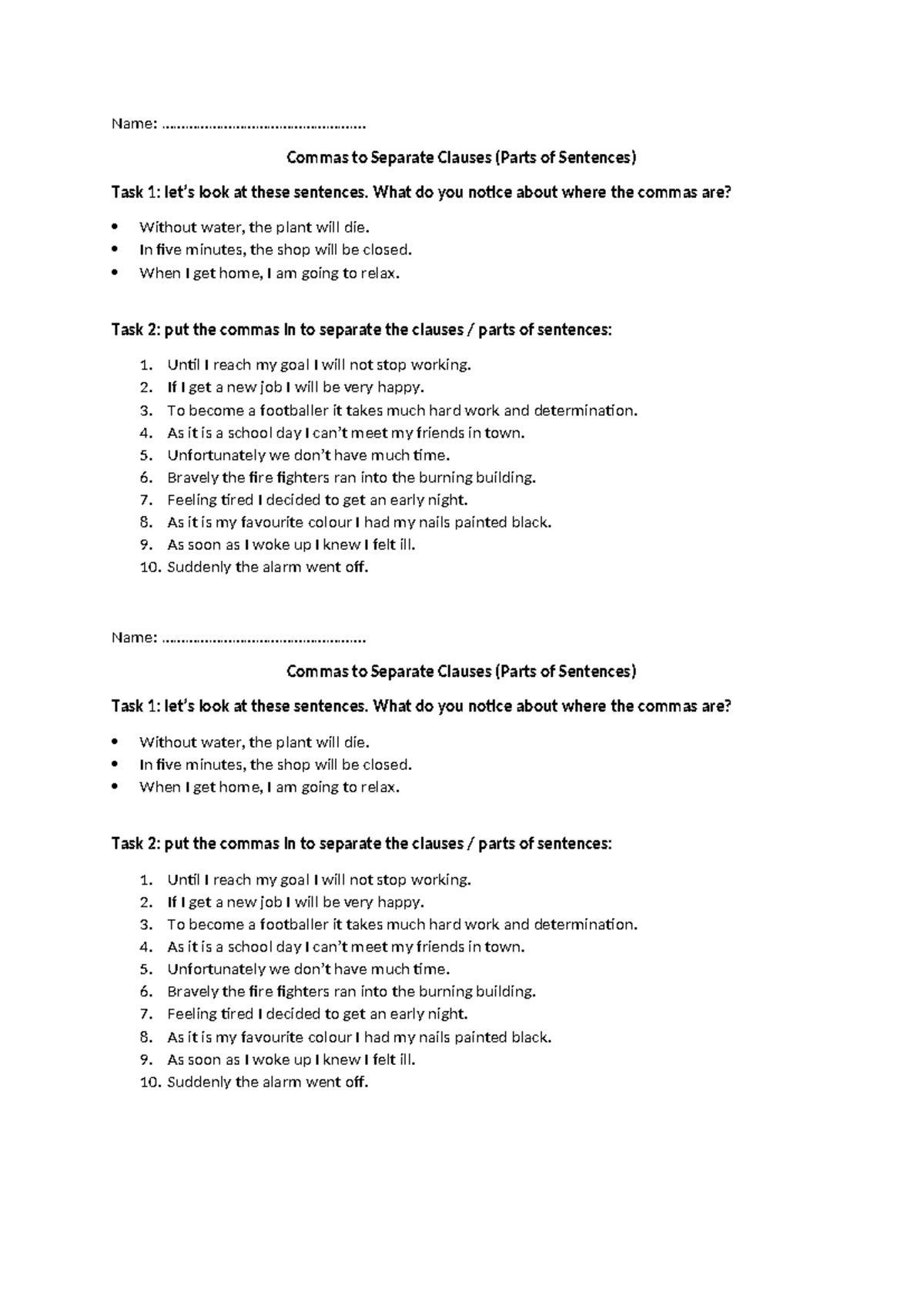 Commas and Clauses: Essential Punctuation Rules for Clarity - Studocu