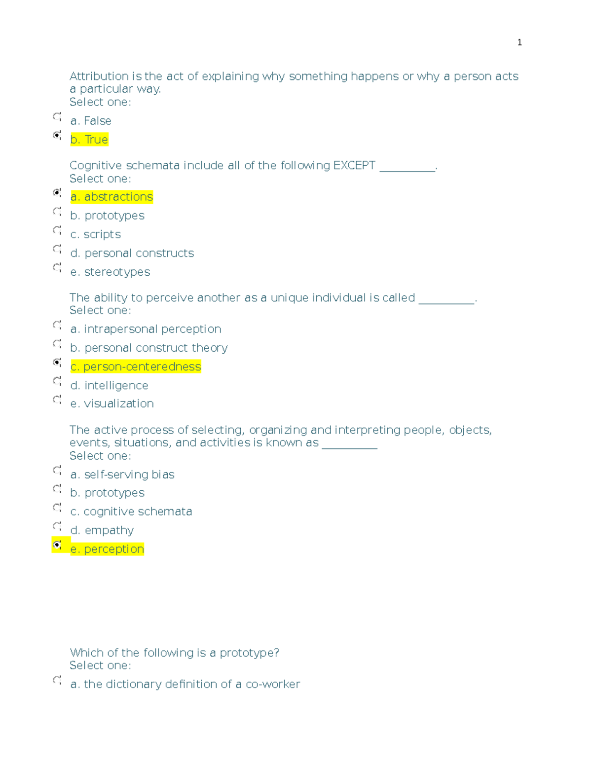 CSMT Answers - Dr. Min Wu - Attribution is the act of explaining why ...