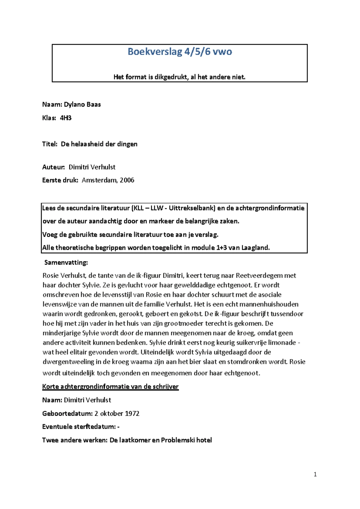 Beatrijs Boekverslag: Analyse van Motieven en Thematiek - Studeersnel