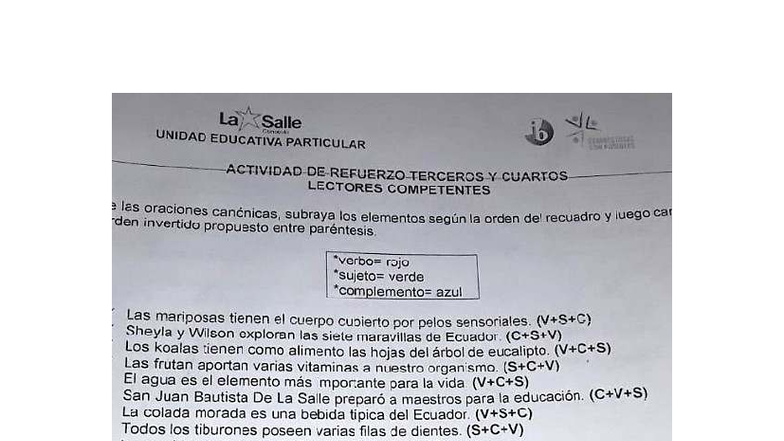 Actividad de Refuerzo: Lectores Competentes 3° y 4° Grado - Studocu