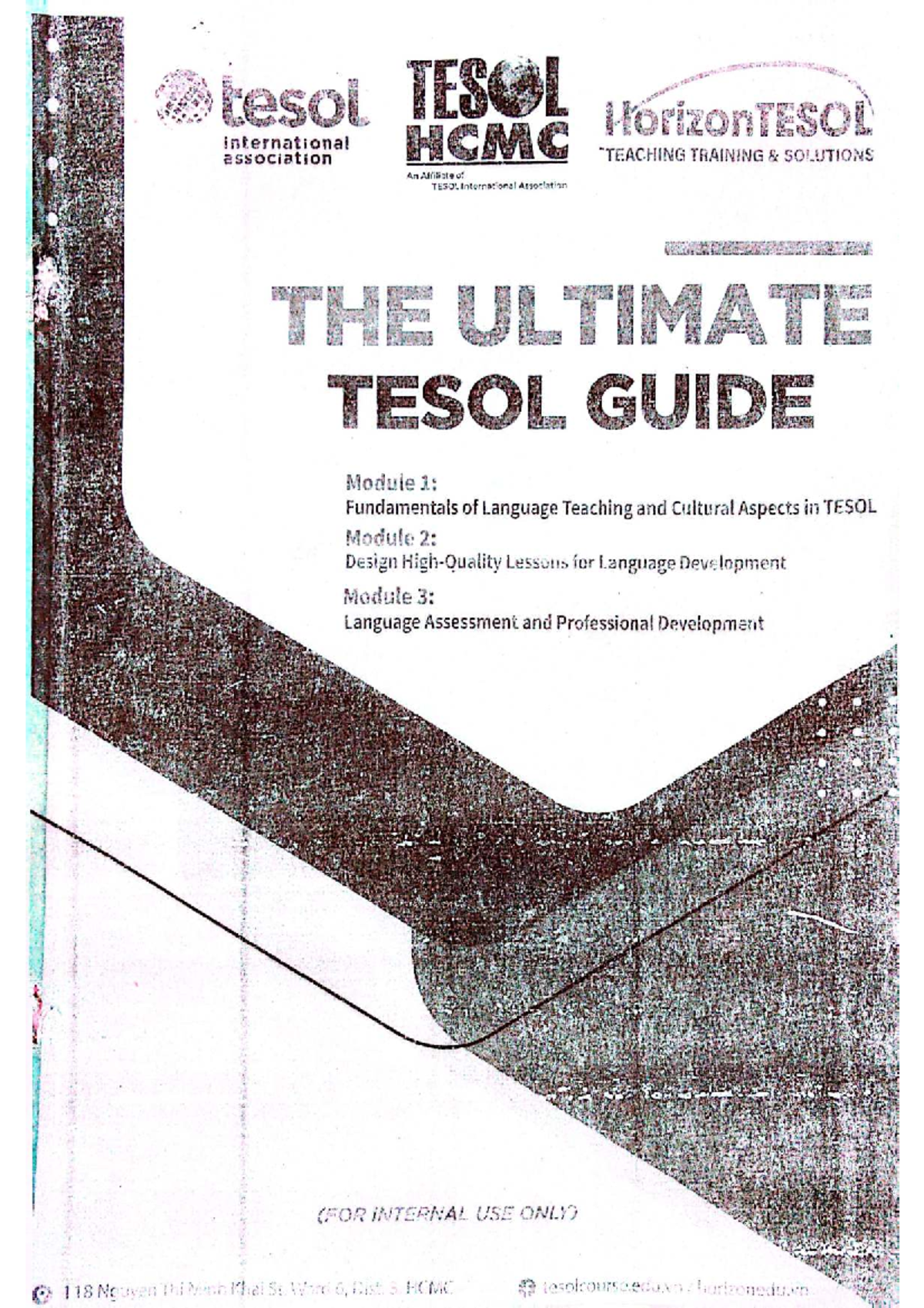 TESOL Course Guide: Language Teaching Fundamentals and Standards - Studocu