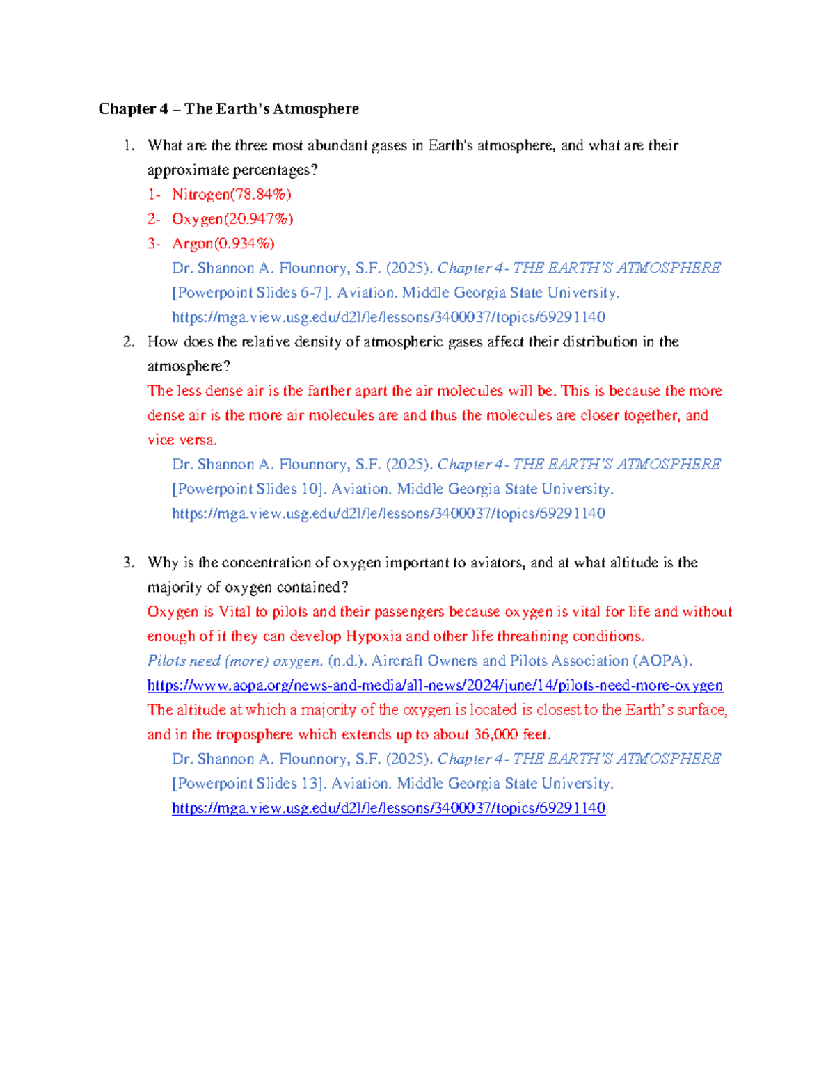 Homework Study Guide - Chapter 4: The Atmosphere Overview - Studocu