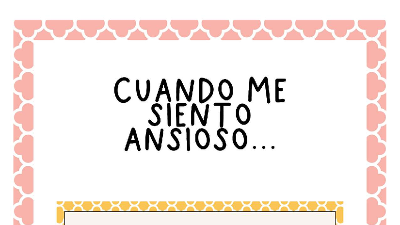 Actividades para niños - SIENTO ANSIOSO UNA HISTORIA SOCIAL ...