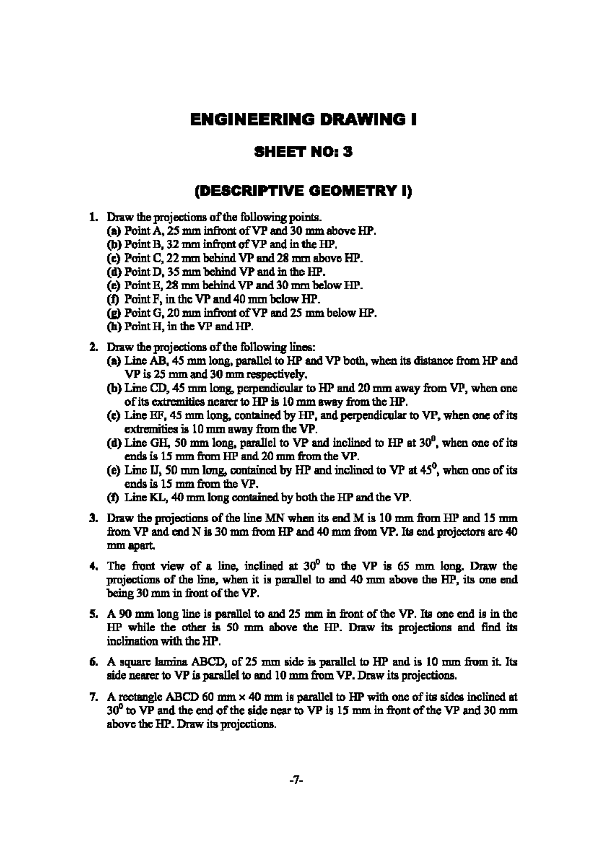 Tutorial - Drawing questions - Civil Engineering - PoU - Studocu