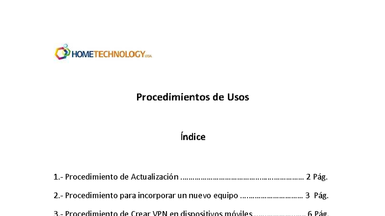 Procedimientos de Uso y Conexión VPN en Control4 - Apuntes - Studocu