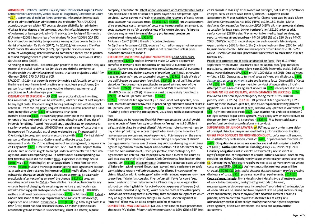 Unit 4 AOS 1 Cases: Key Knowledge & Skills Overview - Studocu