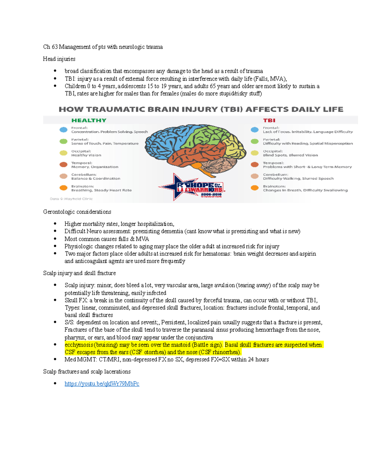 Ch 63 Management of Neurologic Trauma: Key Concepts and Considerations ...