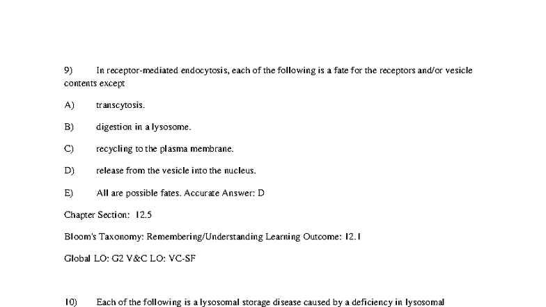 Test Bank for Becker's World of the Cell (10th Ed) - Chapter Insights ...