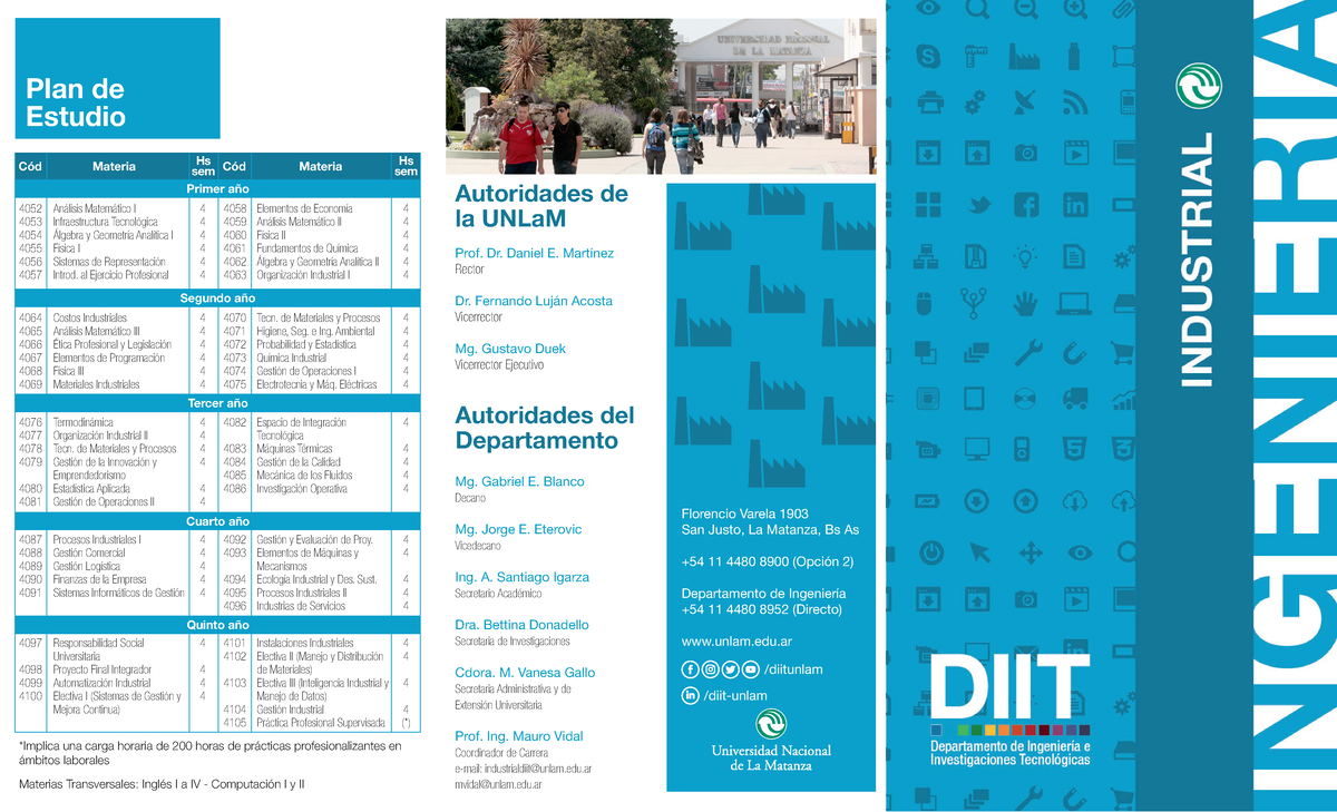 Plan de Estudios 2024 - Ingeniería Industrial (Cód. 4052-4105) - Studocu