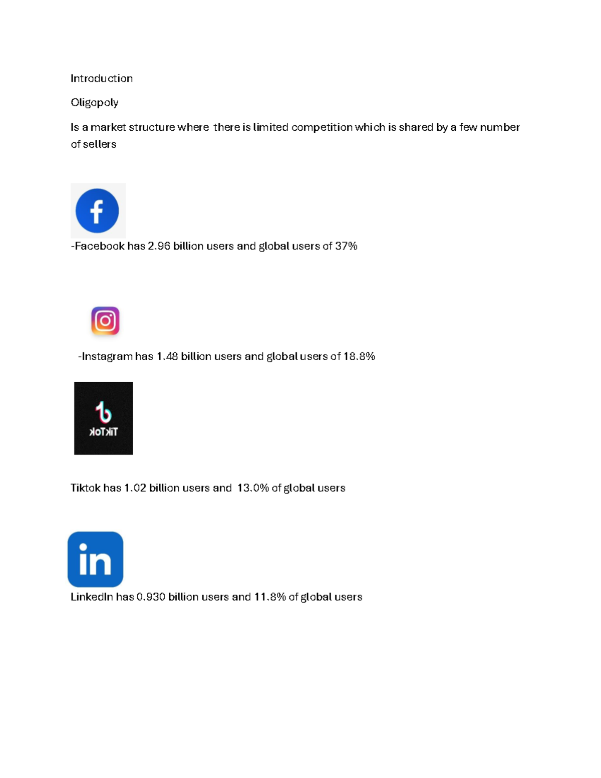 Oligopoly in Social Media: Market Control & Competition Analysis ...