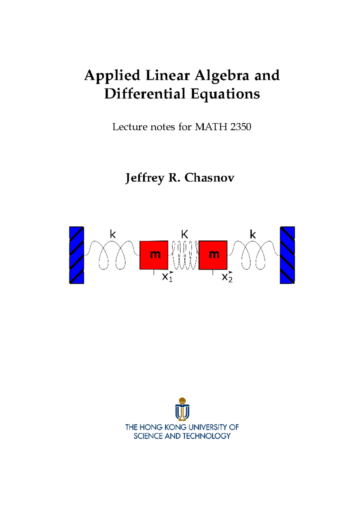 Applied linear algebra and differential equations - Applied Linear ...