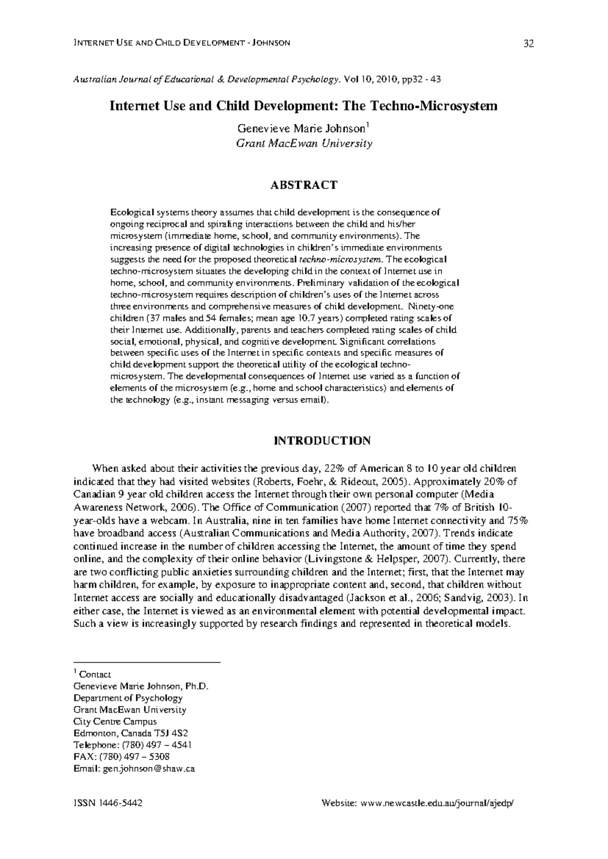 EJ885705 2 - vvvvvvvvv - Australian Journal of Educational ...