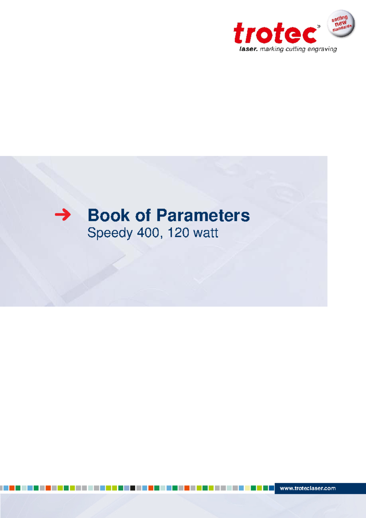 Book of Parameters for Speedy 400, 120W: Solid Wood Guide - Studocu