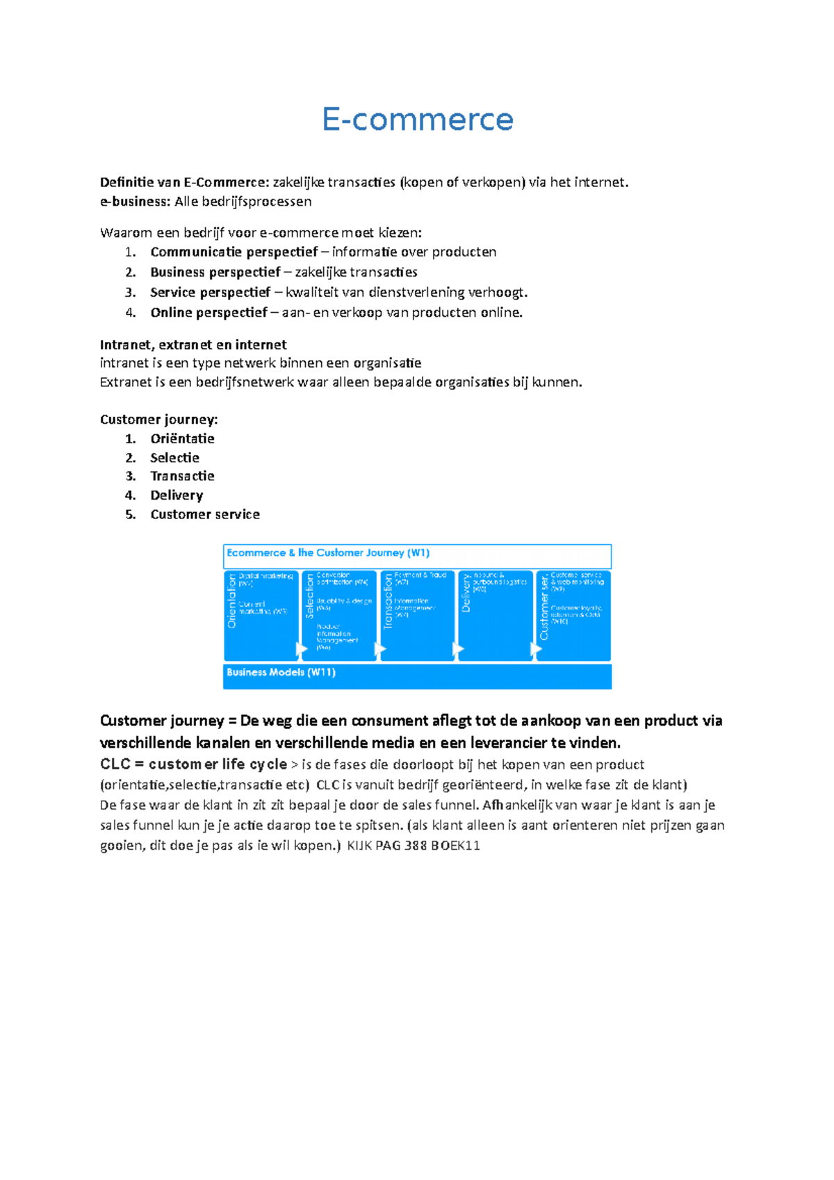 E-commerce Samenvatting: Belangrijke Concepten en Strategieën voor Cursus ECOM101 - Studeersnel