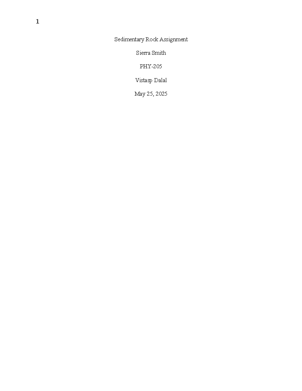 Sedimentary Rock Assignment: Economic Impacts of Clingmans Dome - Studocu