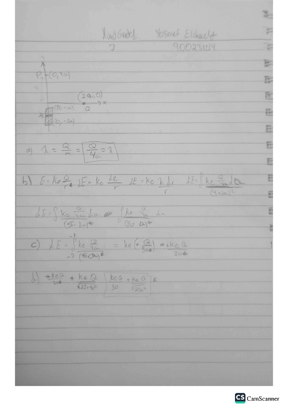 Handgraded 7 - Advanced Calculations and Concepts in Physics - Studocu