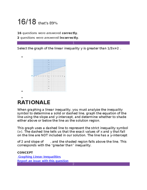 [Solved] The number line below is correctly represented by which of the ...