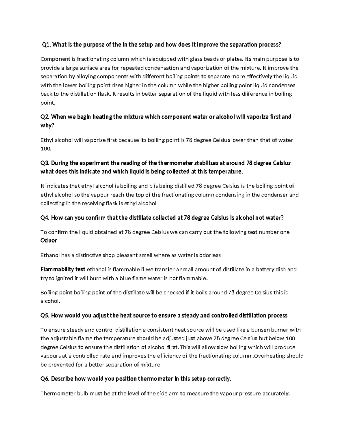 PBA Chem 080954 - Important Biology Practical Notes for Class 10 - Studocu