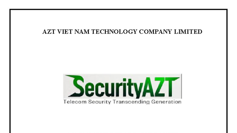 AZT VIET NAM TECH CO. LTD: Burp Suite Assessment Report - Studocu
