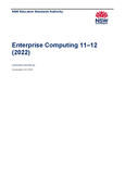 Enterprise Computing - Grade: 12 - New South Wales Higher School ...