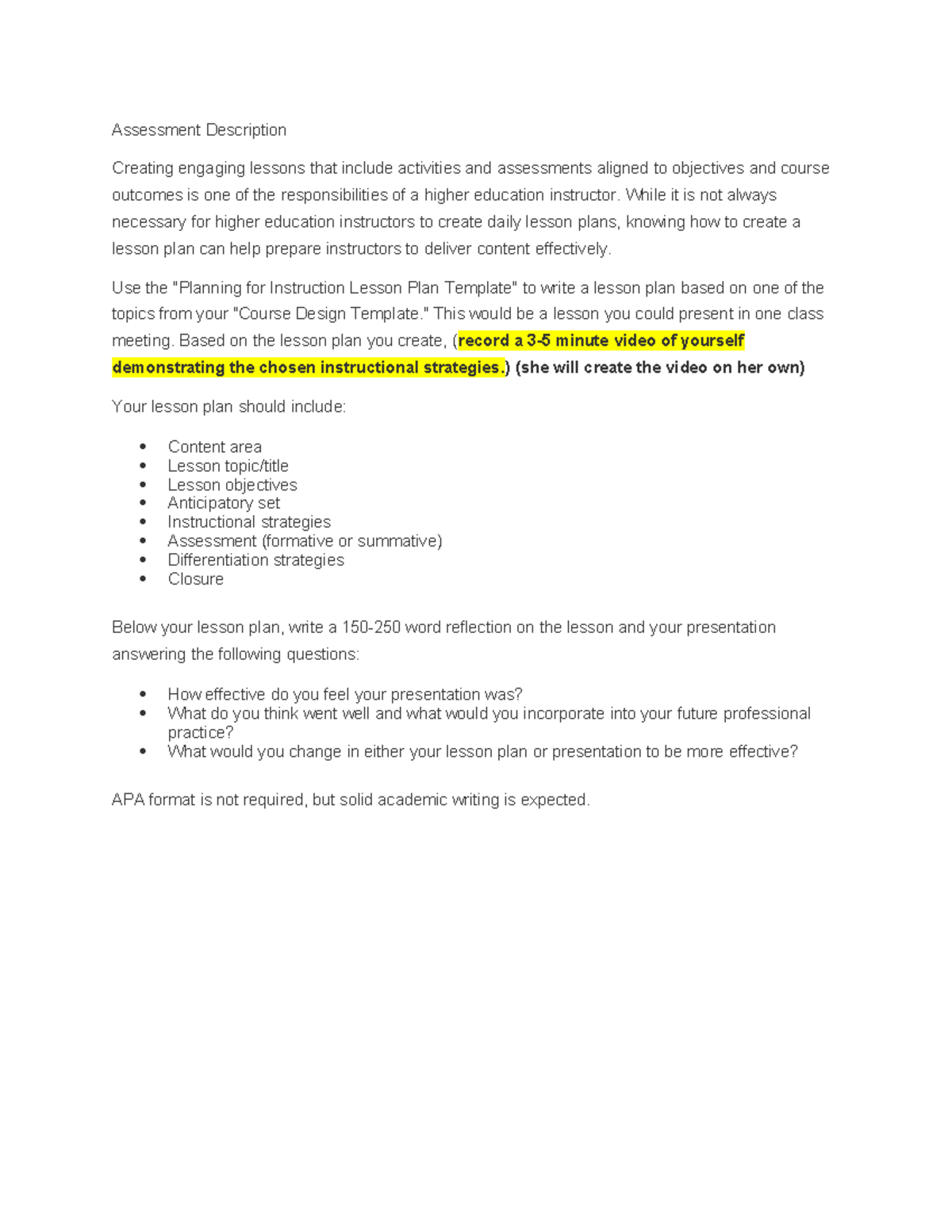 Creating Engaging Lesson Plans: A Guide for Instructors - Studocu