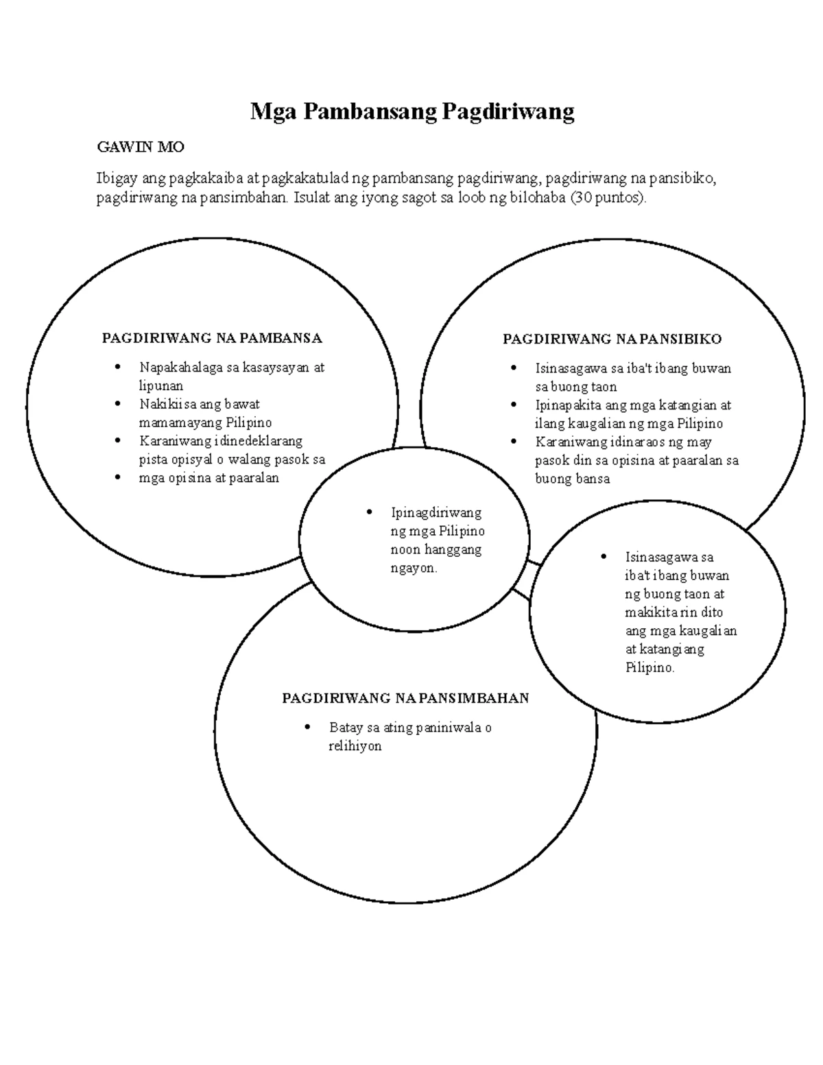 Kabanata 5 Notes - KABANATA 5 Mga Pagdiriwang at mga Pamahiin Ano ang ...