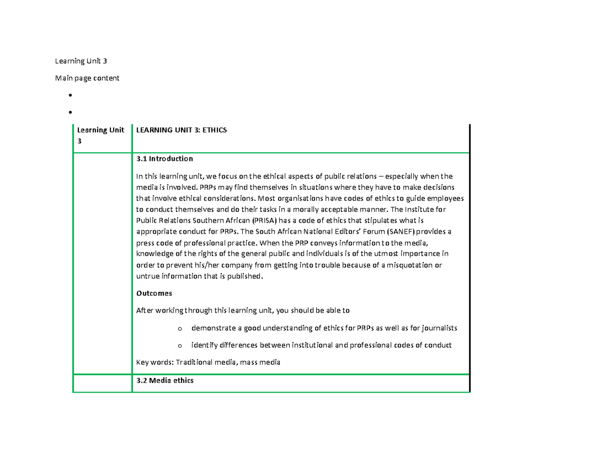 Assignment 2-DPR1507- LESSON THREE AND FOUR - DPR 1501 - Unisa - Studocu