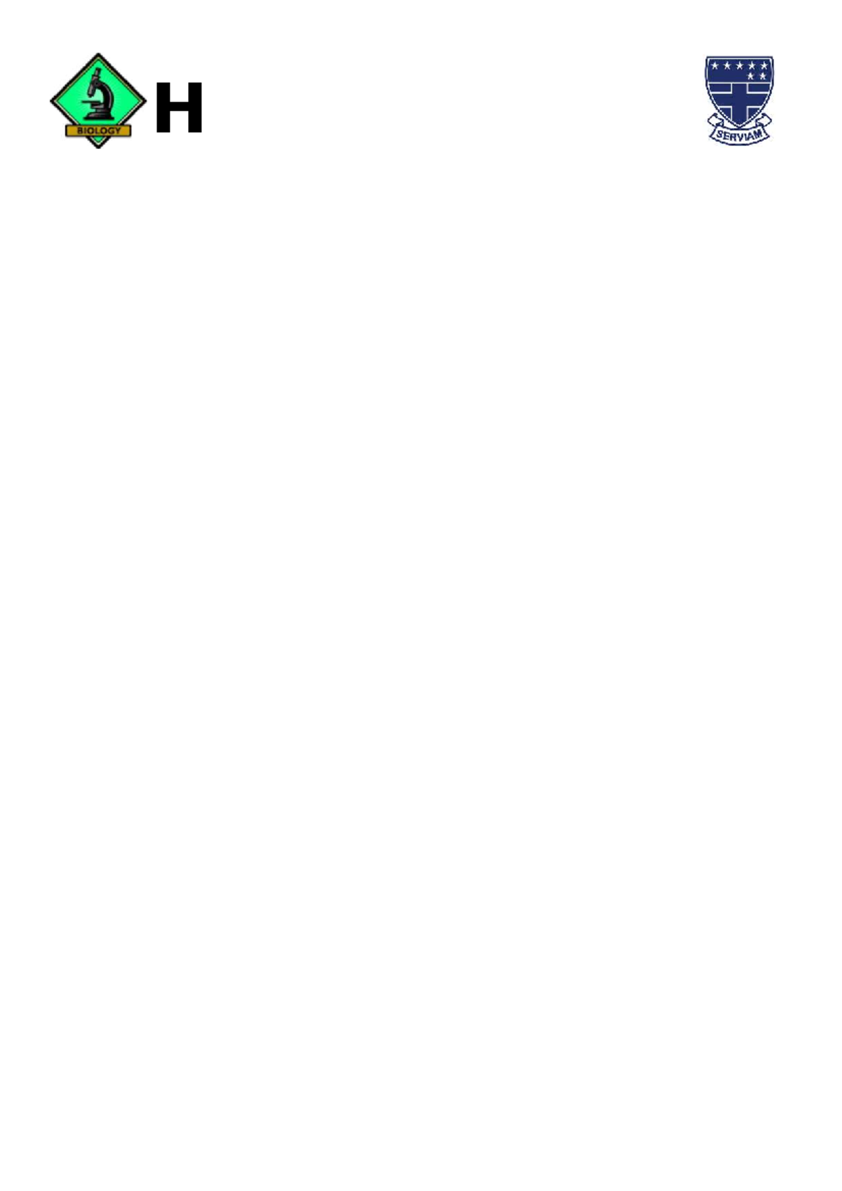 B2 Higher Science: End of Topic Test for Year 9 - Studocu