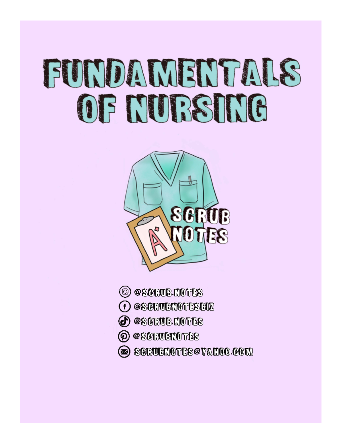 Fundamentals of Nursing (NURS 101) - Comprehensive Study Guide - Studocu