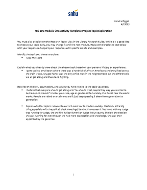 3-1 Module Three Assignment - 1 3-1 Module Three Assignment Southern ...