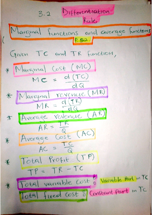 Derivatives - notes - mths 129 - lim firth) h f(xth) lim lim h hro h ...