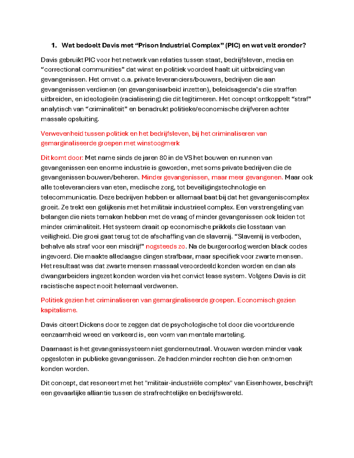 1. Analyse van het Prison Industrial Complex (PIC) en Gevangenisarbeid ...