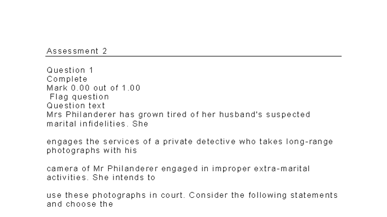 Evidence Assessment 2: Key Questions and Answers - Studocu