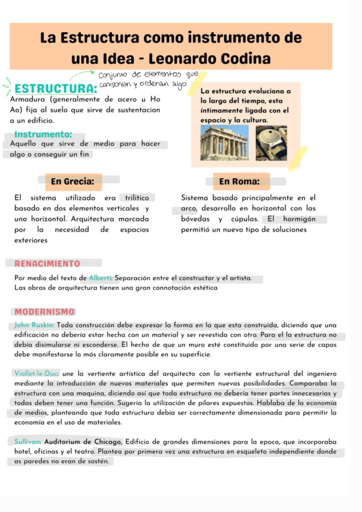 Estructuras y Evolución en Arquitectura - Resumen 230321 100126 - Studocu