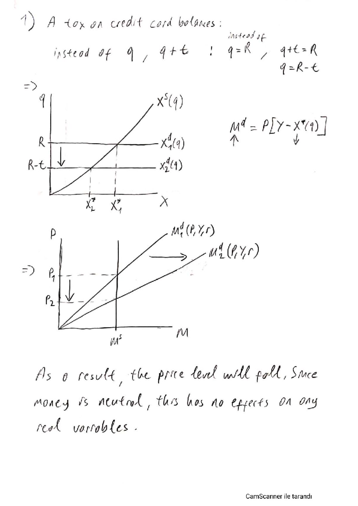 Problem Set 5 - Solutions - Part 1: Money Supply Effects Analysis - Studocu