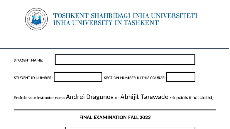 JAVA SOC2030 Final Exam Study Guide - Fall 2023 - Studocu