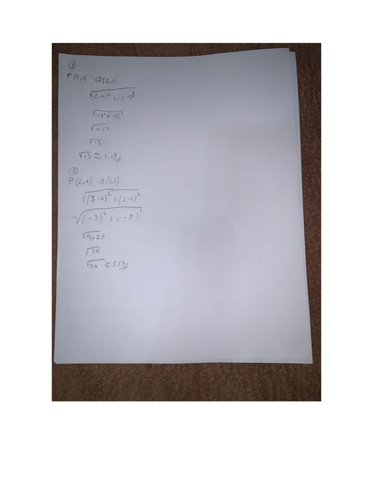 Alging PIA 2015 074 - Dkfk - 1 P 14,4 Q(2,1) 4+4 V13 13 = 3 2 P(6,6) a ...