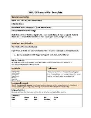 DGM2 Task 2 - DGM2 Task 2 Lesson Planning Passed first try - DGM2 Task ...