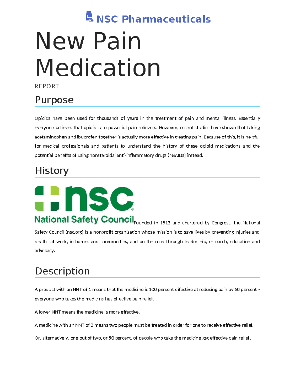 Pharmaceuticals - Opioids vs NSAIDs: Pain Management Insights - Studeersnel