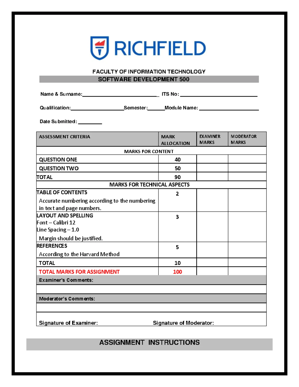System Software 500: Survey Data Application Development Assignment - Studocu