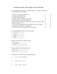 CHEM 122 - UIC - General Chemistry I - Studocu