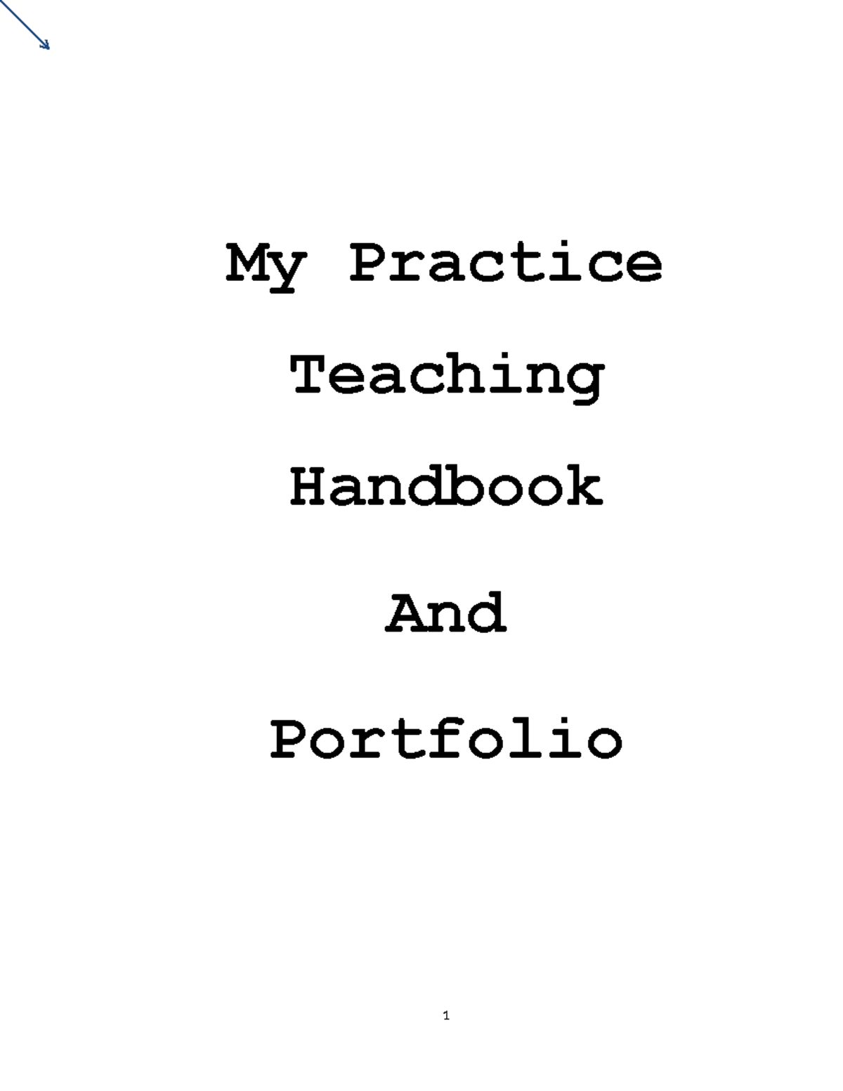 Teaching Internship Handbook & Portfolio: Learning Episodes Overview ...