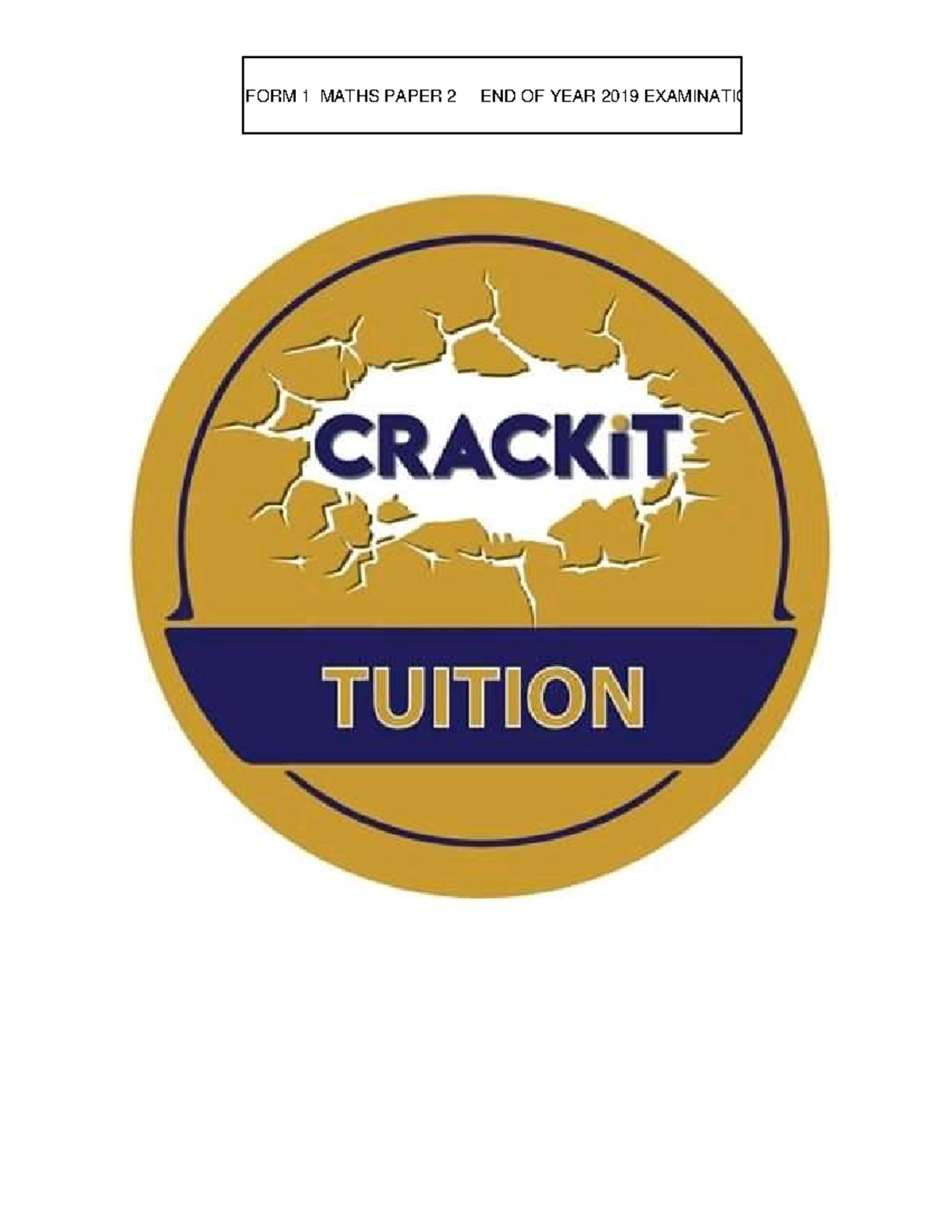 END OF YEAR F1 - Math Problem Solving and Calculations - Studocu