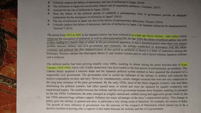 SLS: Analyzing the Rise of Militarism and Democracy's Failure in Japan ...