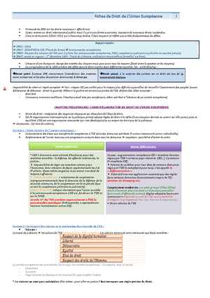 Droit de l Union Européenne I Picod 1 - DROIT DE L’UNION EUROPÉENNE I ...