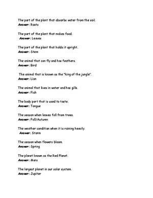 [Solved] DLP kinder science 3 animals give us a food - BSED major in ...