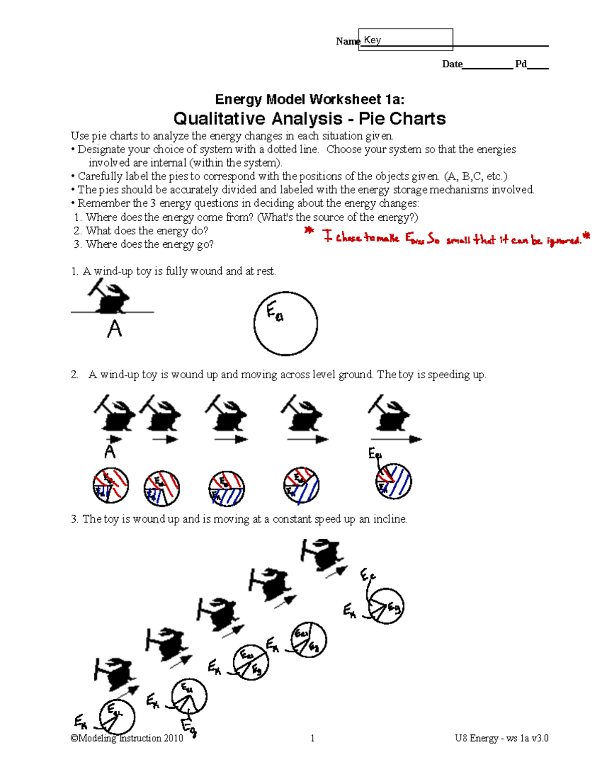 U8 WS 1A Key - Analyzing Energy Changes with Pie Charts - Studocu