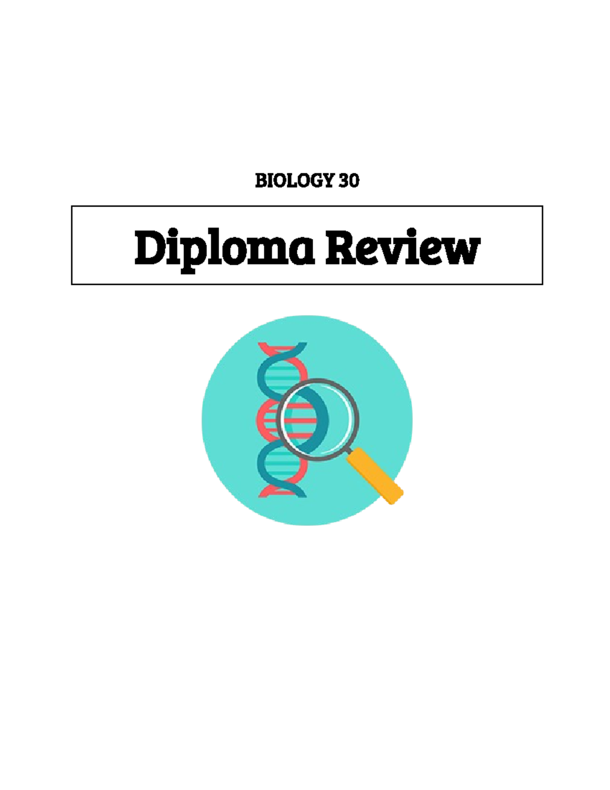 Biology 30 Diploma Review: Nervous & Endocrine Systems Overview - Studocu